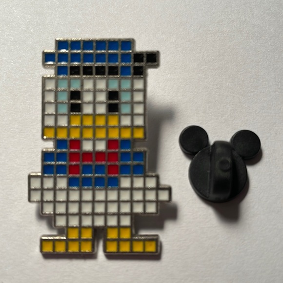 Accessories | Disney Pixelated Donald Duck Trading Pin | Poshmark